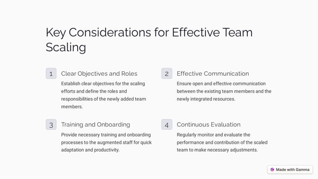 Scaling Your Team Effectively: The Power of Staff Augmentation | PPT