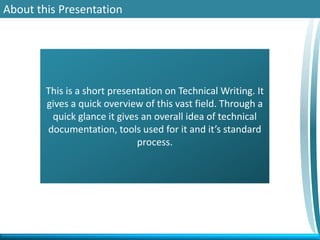 Introduction to-technical-writing-anuja | PPTX