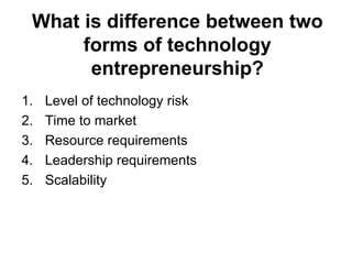 Introduction to technology entrepreneurship | PPT
