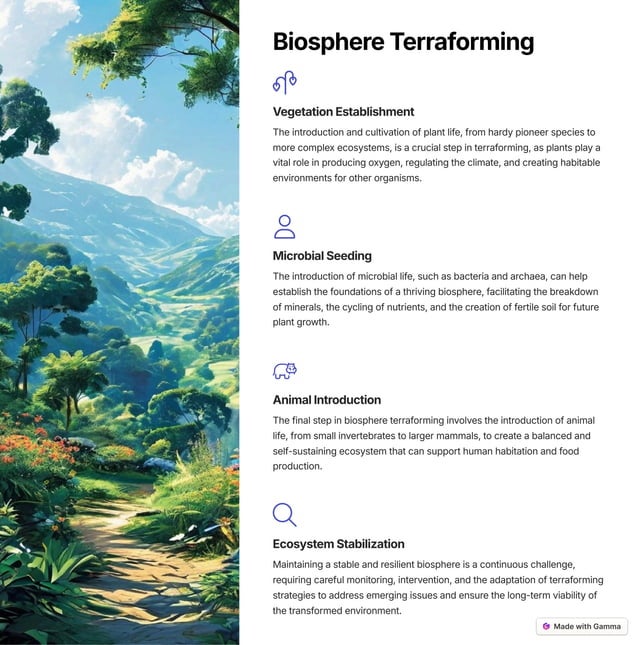 Introduction-to-Terraforming and space exploration | PDF | Environment ...