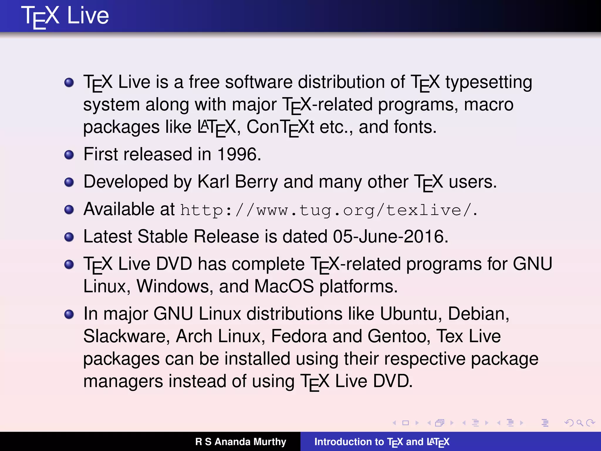 Introduction to-Tex-and-LaTeX | PPT