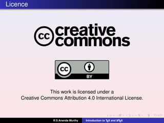 Introduction to-Tex-and-LaTeX | PPT