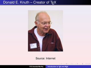 Introduction to-Tex-and-LaTeX | PPT