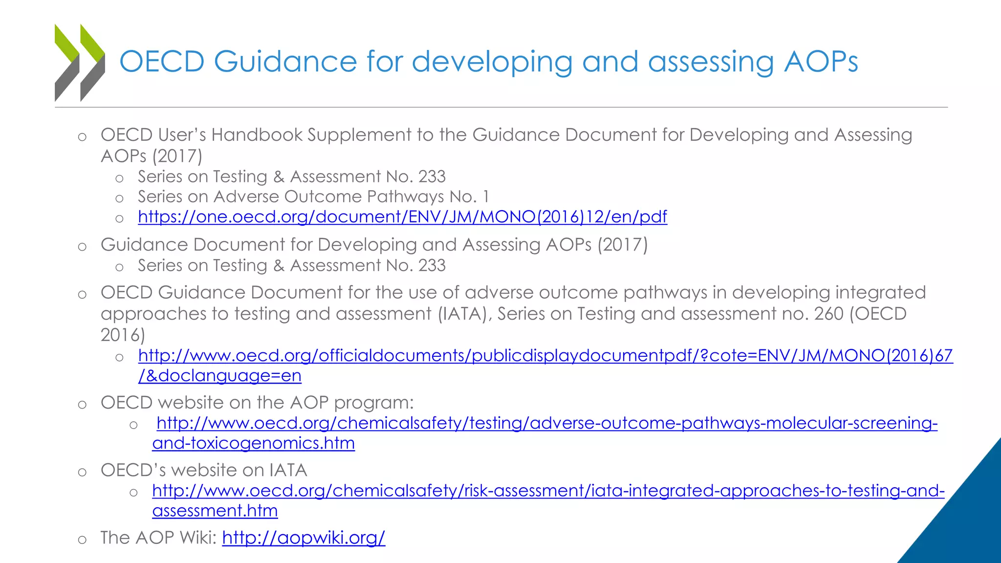 Introduction To The Adverse Outcome Pathways Concept And Framework Catherine Willett From