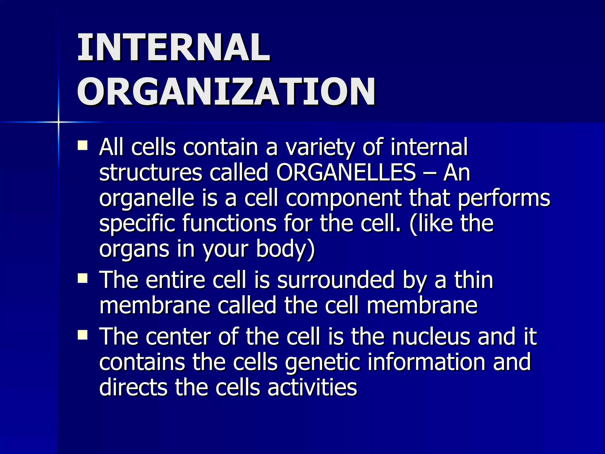 Introduction To The Cell | PPT