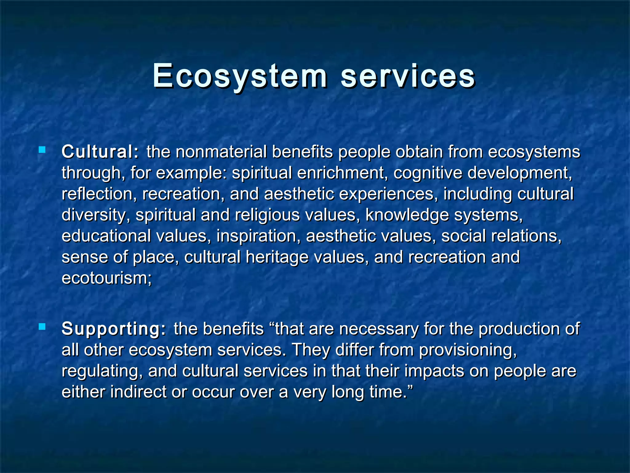 Introduction to the ecosystem approach as a framework for management of ...