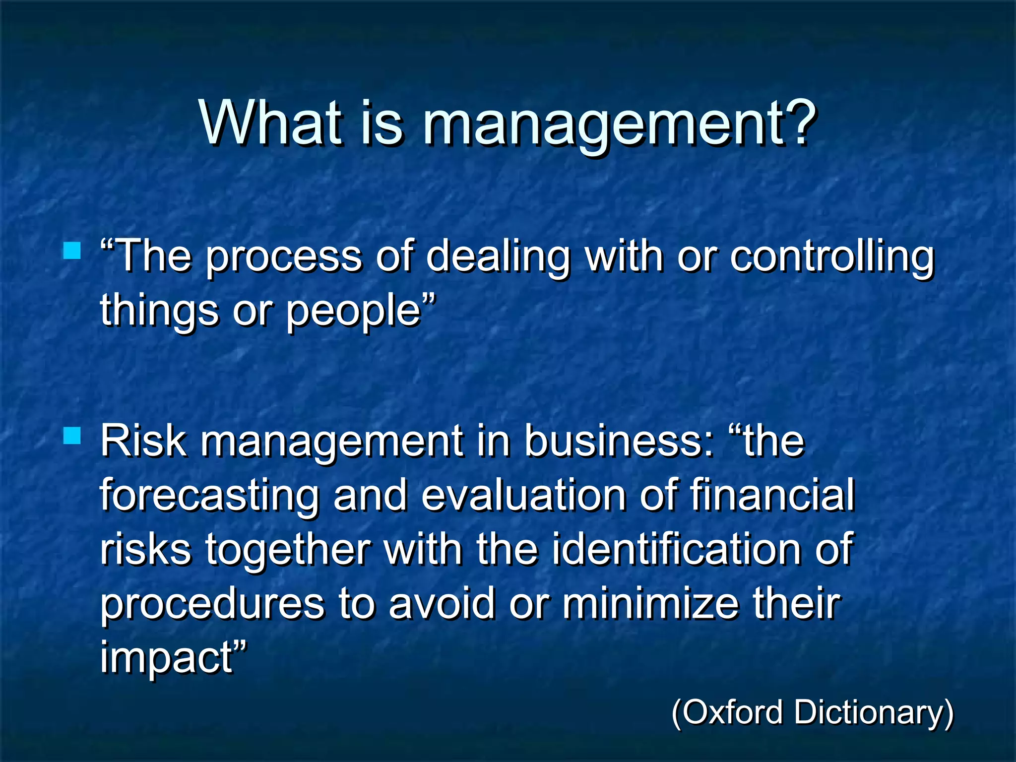 Introduction to the ecosystem approach as a framework for management of ...