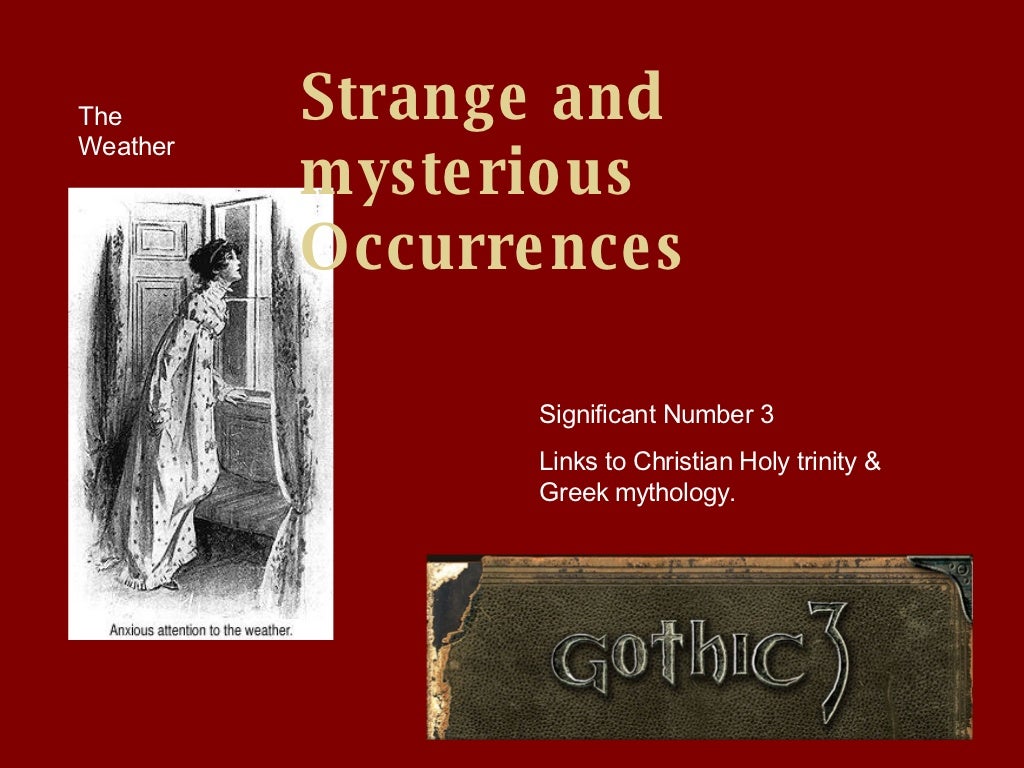 introduction to the gothic genre