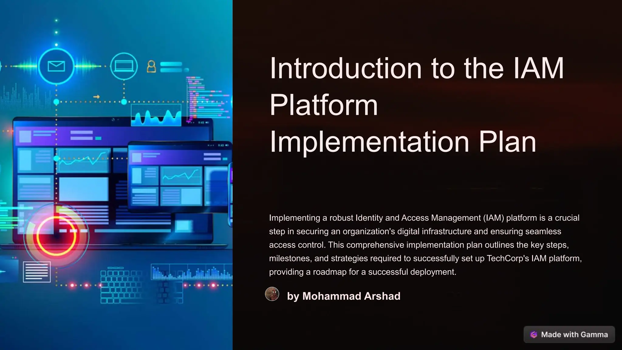 Introduction-to-the-IAM-Platform-Implementation-Plan.pptx | Computer Software and Applications ...