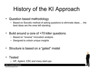 Introduction To The Killer Innovation Approach Ver 5 | PPT