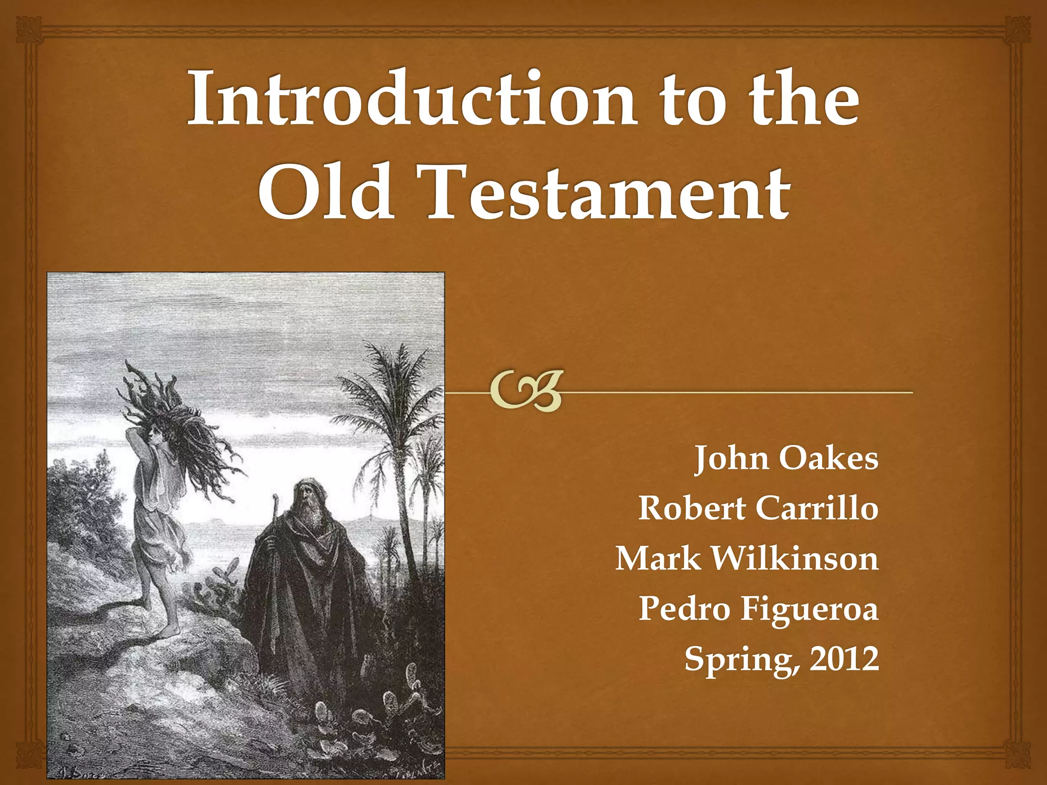 Class: Old Testament Survey | PPTX