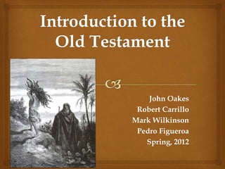 Class: Old Testament Survey | PPTX