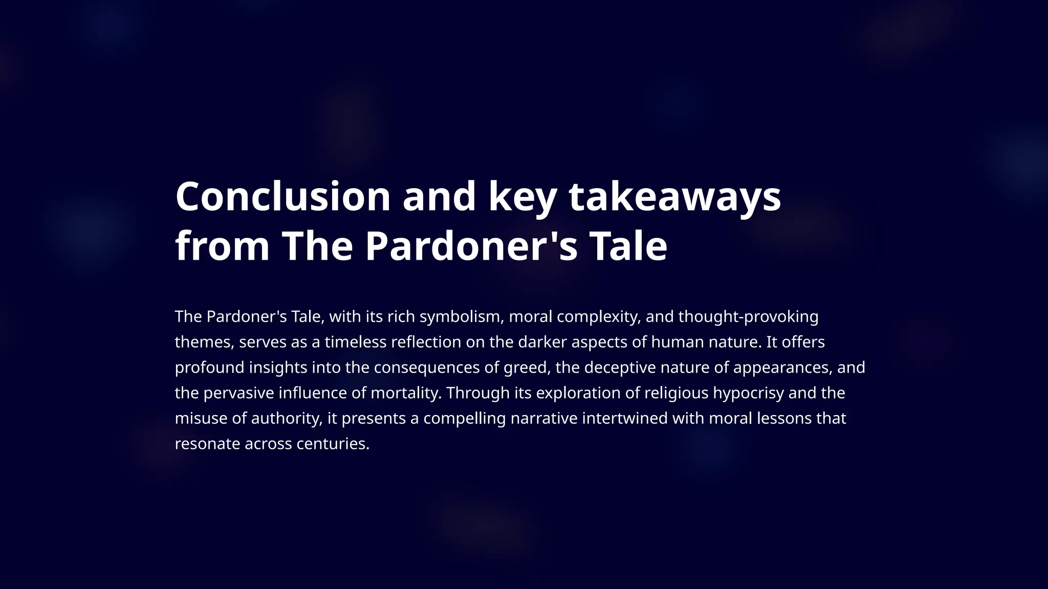 Introduction-to-The-Pardoners-Tale Eng 9 | PPTX