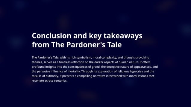 Introduction-to-The-Pardoners-Tale Eng 9 | PPTX