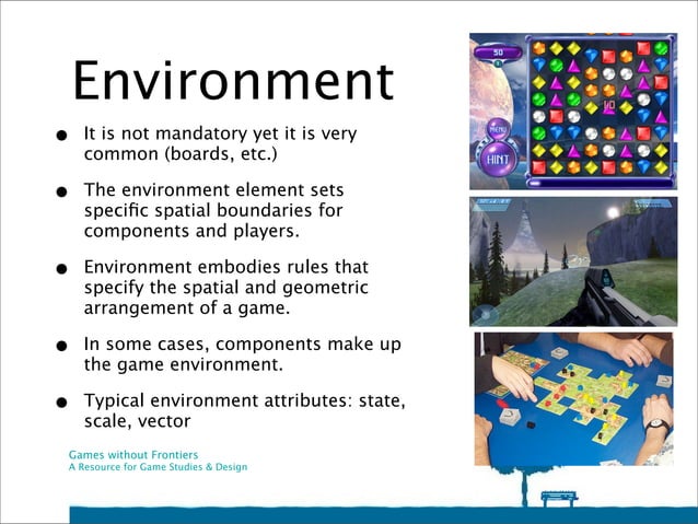 Introduction to the Theory of Game Elements | PPT