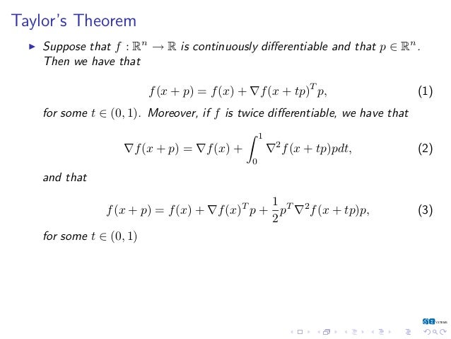 Introduction To The Theory Of Optimization