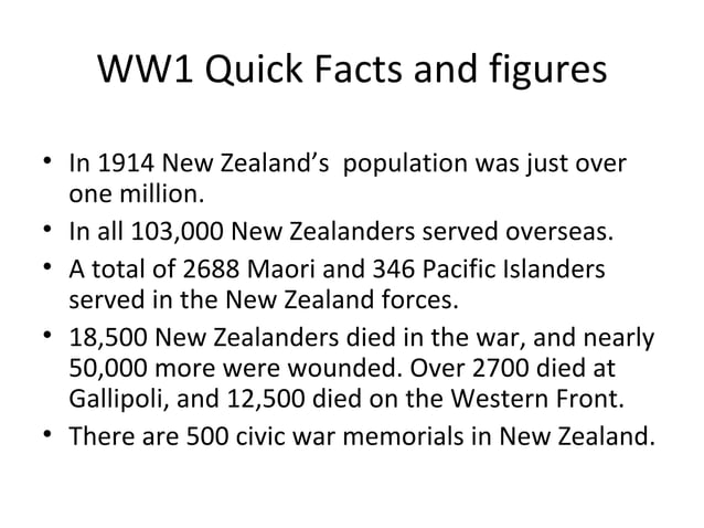 Introduction To The WWI Topic | PPT