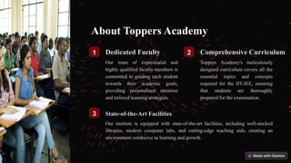 Excel with Excellence: Toppers Academy - The Ultimate IIT Coaching in ...