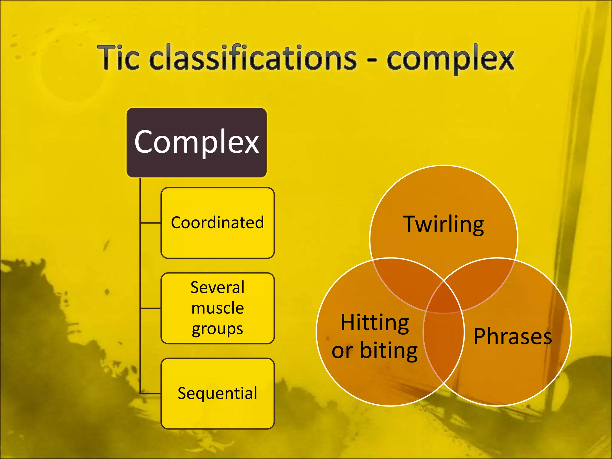 Introduction To Tourette Syndrome Ppt