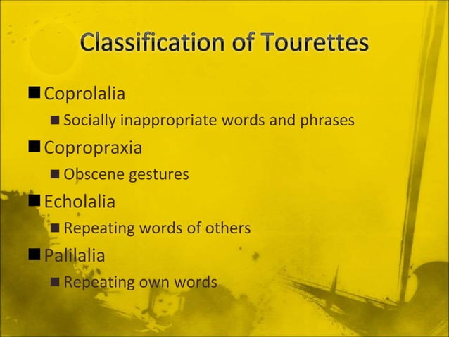 Introduction to Tourette Syndrome | PPT