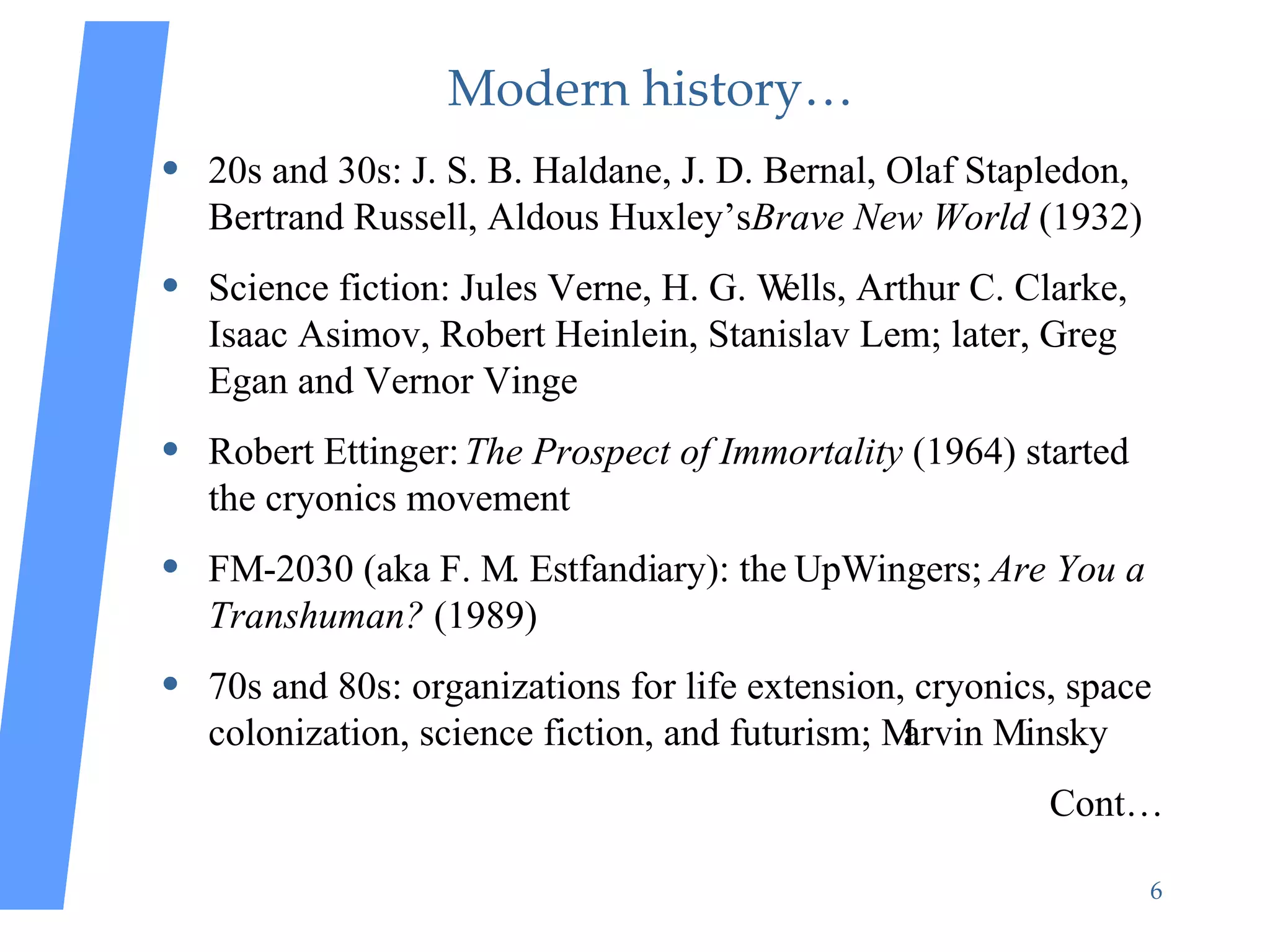 Introduction to Transhumanism | PPT