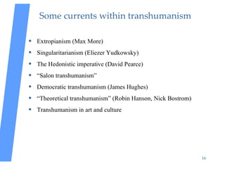 Introduction to Transhumanism | PPT