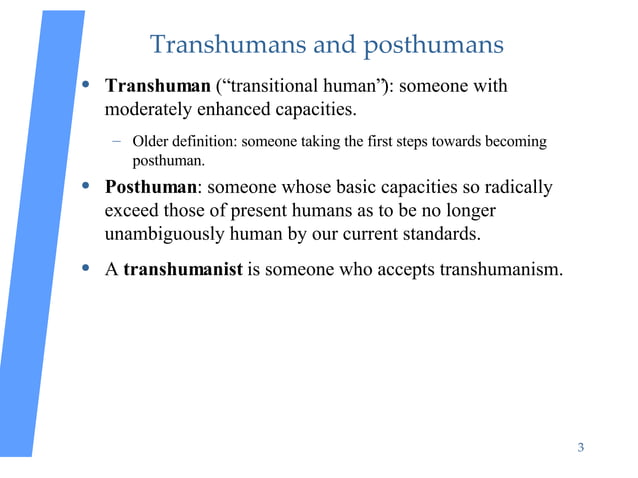 Introduction to Transhumanism | PPT