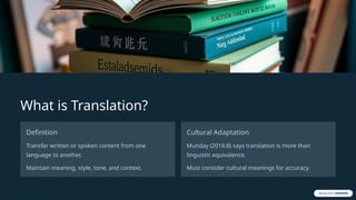 Introduction to Translation (Kinds of Translation Method).pptx
