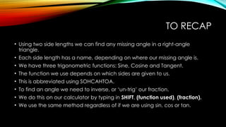Introduction to Trigonometry (Soh Cat Toa) | PPTX