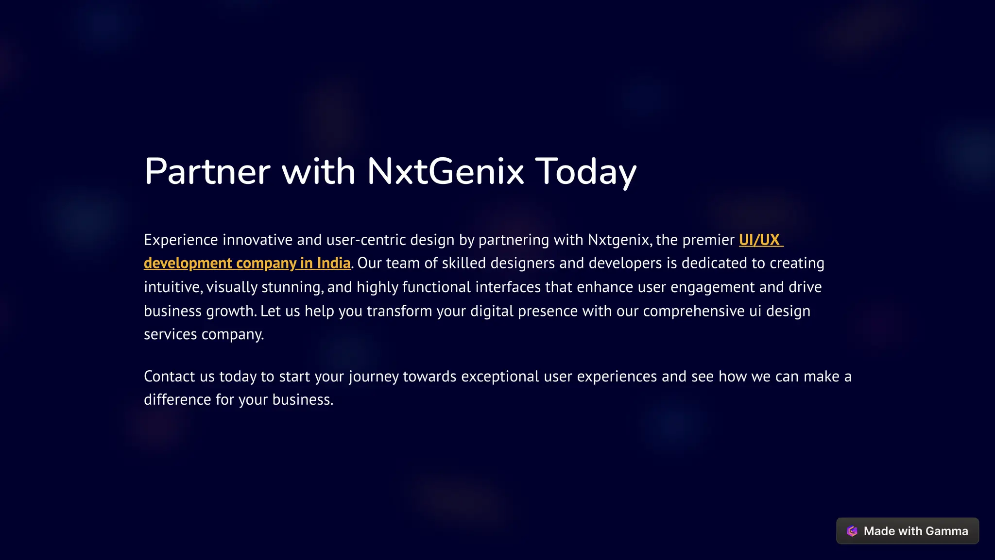 Introduction to UI UX Desgin Sevices by NxtGenix | PDF | Internet | Computing