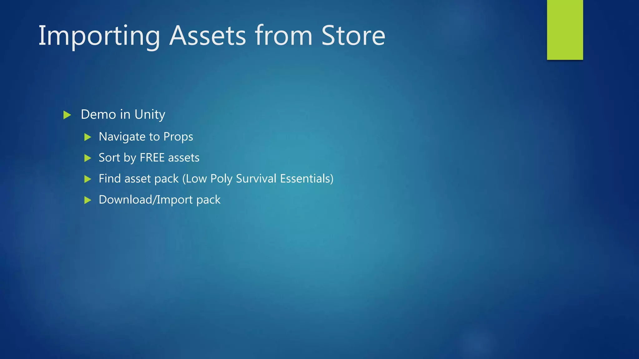 Introduction to-unity | PPT | Home Entertainment Systems | Consumer Electronics