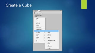 Introduction to-unity | PPT