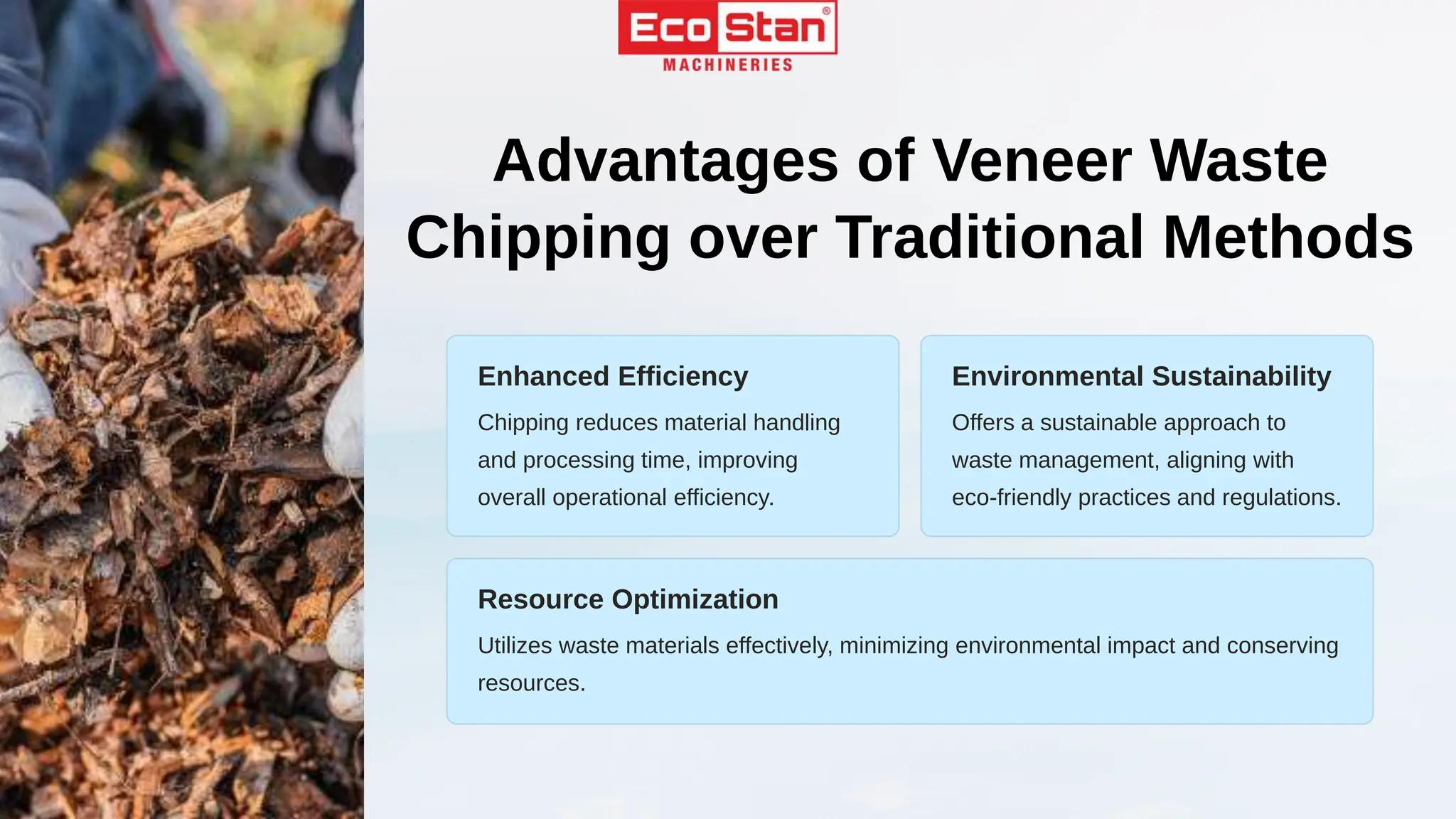 Ecostan's Veneer Waste Chipper: Redefining Wood Waste Management | PPTX