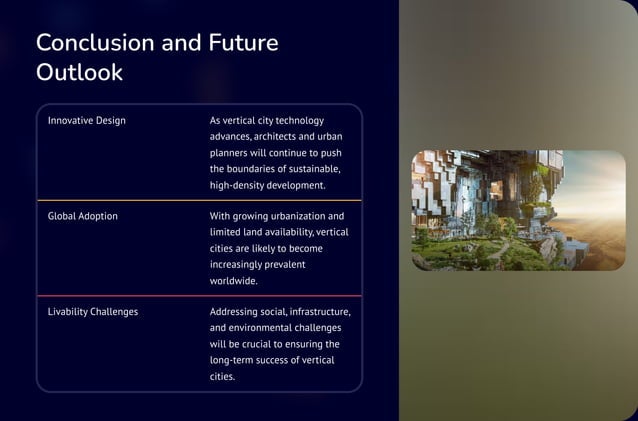 Introduction to Vertical Cities Vertical cities are high-density, mixed ...