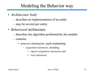 Introduction to-vhdl | PPT