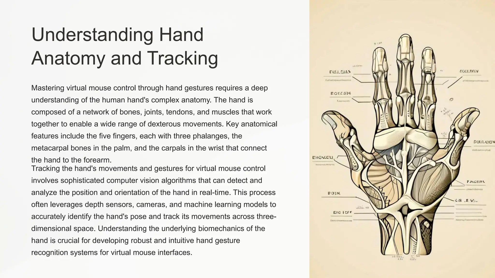 Introduction To Virtual Mouse Using Hand Gesturespptx Computing