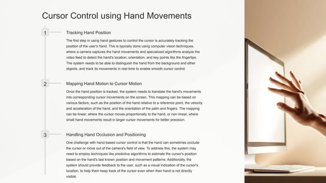 Introduction To Virtual Mouse Using Hand Gesturespptx Computing