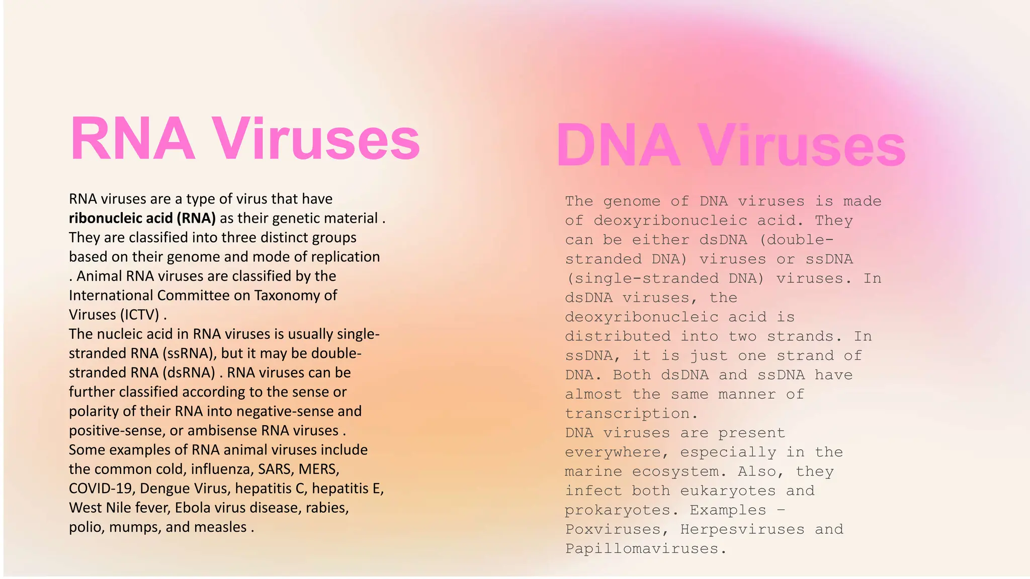introduction to viruses, classification and structure. | PPTX