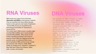 introduction to viruses, classification and structure. | PPTX