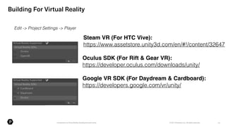 Introduction to Virtual Reality with Unity | PDF