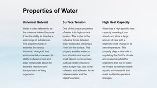 Introduction-to-Water: PPT for Primary Students | PPTX | Science