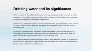 Introduction-to-Water: PPT for Primary Students | PPTX | Science