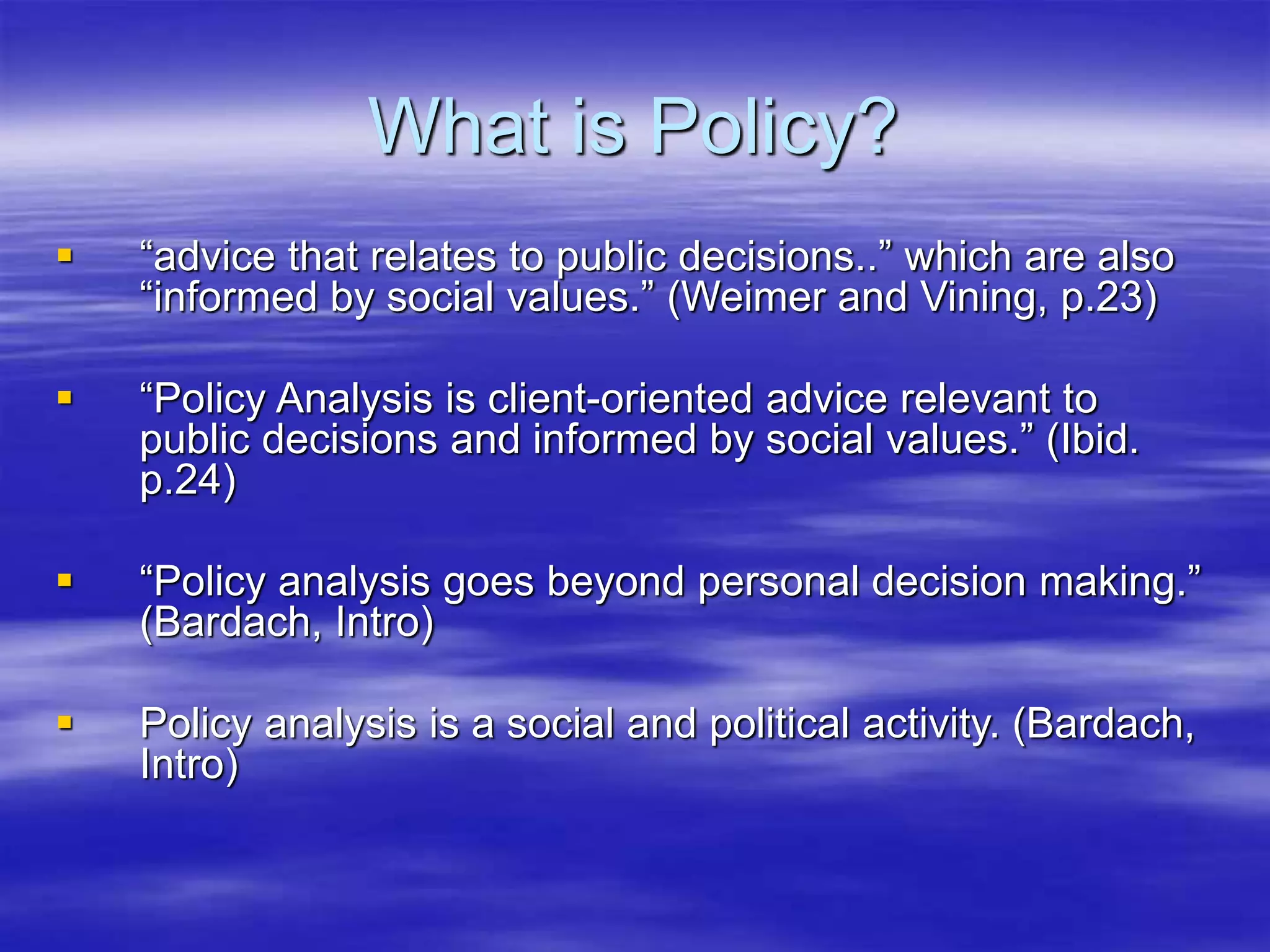 Introduction-to-Western-Methods-of-Policy-Analysis.ppt | Political ...
