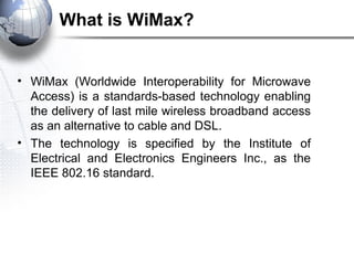 Introduction to WiMAX | PPT