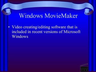 Introduction To Windows Movie Maker | PPS