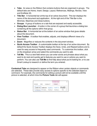 Introduction to-word-2016 | PDF