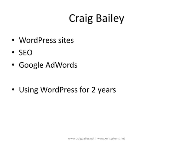 Introduction To WordPress | PPTX