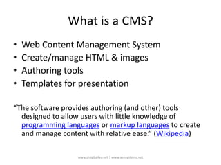 Introduction To WordPress | PPTX