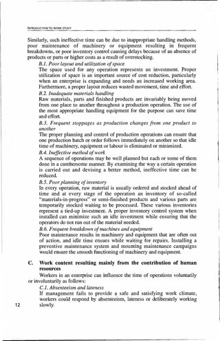 ILO - Introduction-to-work-study and work measurement | PDF