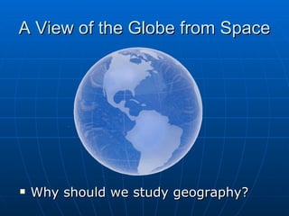 Introduction To World Cultures, 5 Themes | PPT